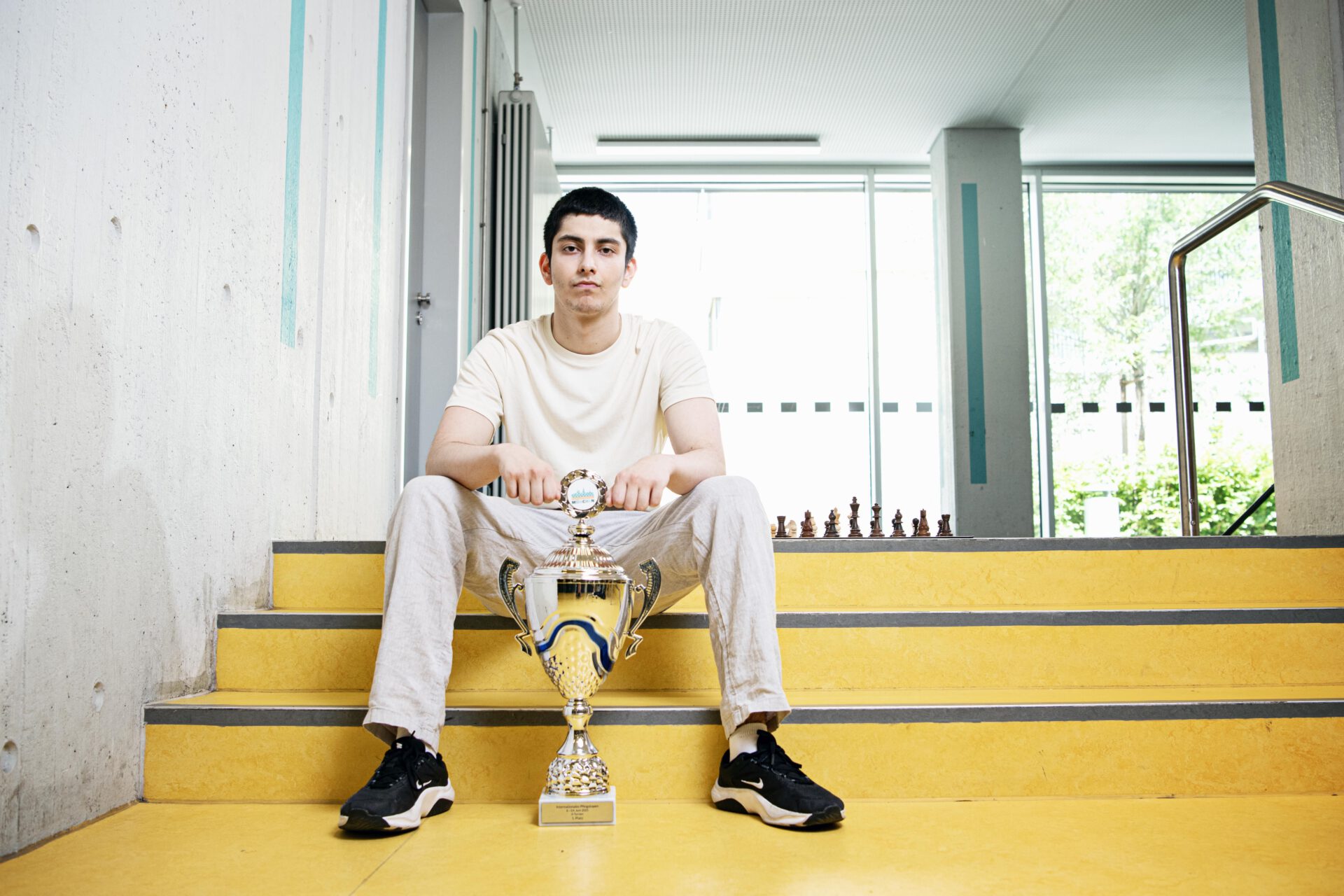 Interview mit Turniersieger GM Elham Amar - Schachkicker